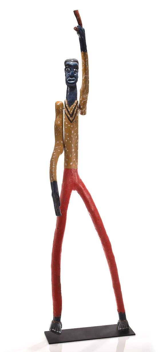 Bonhams : Phutuma Seoka (South African, 1922-1997) Streetwise Man 59 x ...