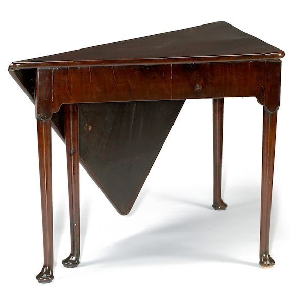 Bonhams : A George III mahogany handkerchief table mid 18th century
