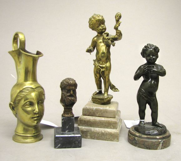 Bonhams : Four bronzes 19th century