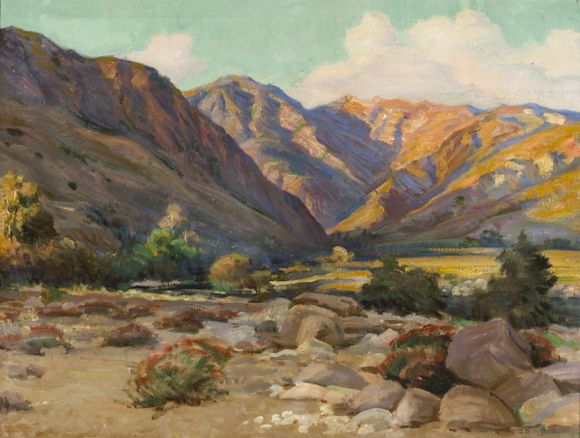 Bonhams : Arthur Merton Hazard (American, 1872-1930) Sespe Canyon, 1923 ...