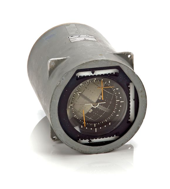 Bonhams : APOLLO FDAI COMMAND MODULE MAIN CONTROL PANEL FLIGHT INSTRUMENT.