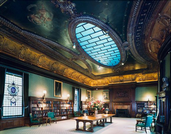 Bonhams : Jim Dow (American, born 1942); Library, Metropolitan Club ...