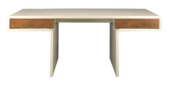 Bonhams : A Skarloff fiberglass Uniplane desk for Vecta, 1970s