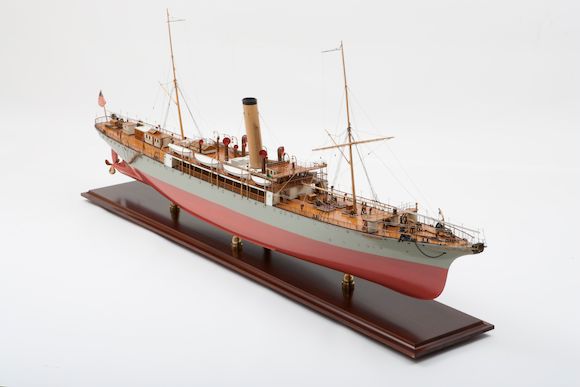 Bonhams : A shipbuilders' model of the cable layer ship C/S "Restorer ...