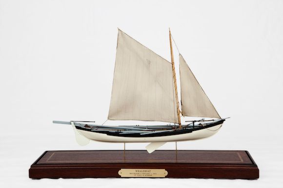 Bonhams : A model of a New Bedford whaleboat by William E Hitchcock ...