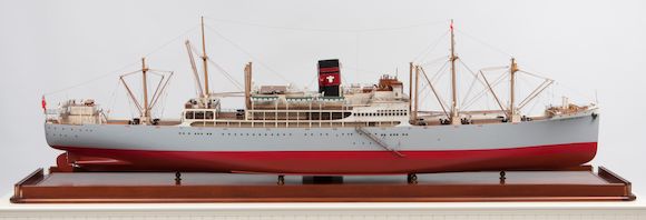 Bonhams : A large shipbuilders' model of the M.S. "Northern Prince" for ...