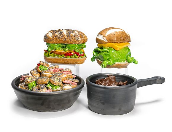 Bonhams : David James Gilhooly (American, born 1943) A Frog Hoagie; A ...