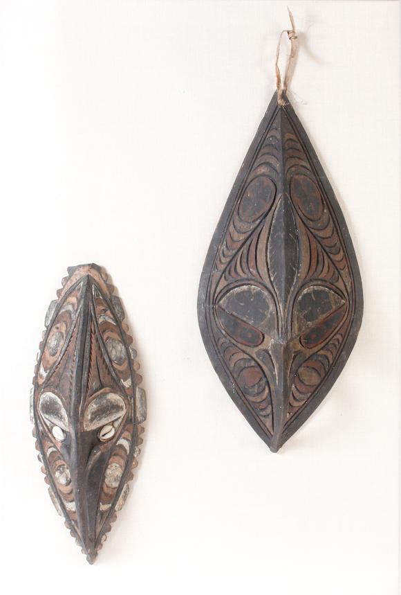 Bonhams Two New Guinea Masks