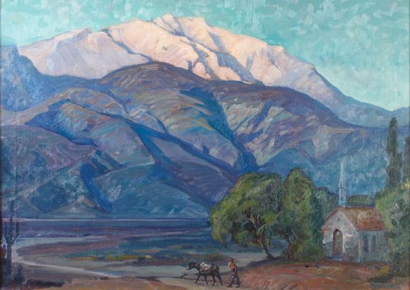 Bonhams : Aaron Edward Kilpatrick (American, 1872-1953) Landscape with ...