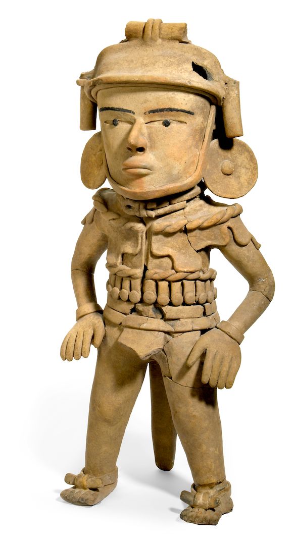 Bonhams : A standing Veracruz figure, Remojadas culture, Middle Classic ...