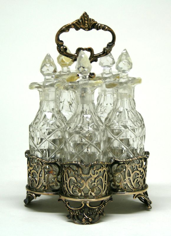 Bonhams : William IV Silver Pentafoil Soy Cruet Frame by Edward Farrell ...
