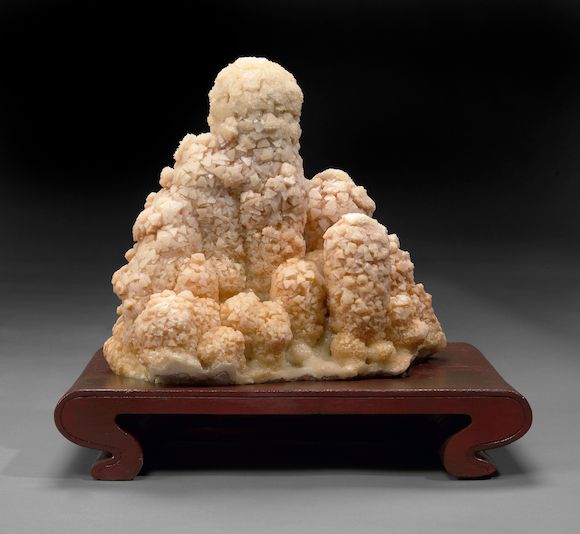 Bonhams : Calcite Stalactite Cluster—"Paradise"