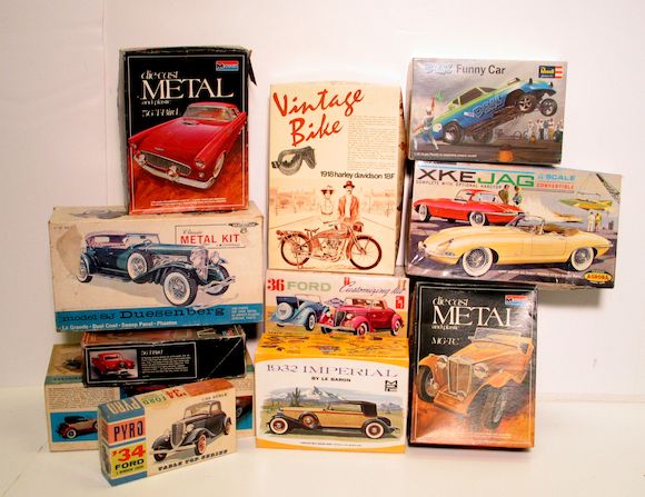 Bonhams : Grouping of Boxed car kits