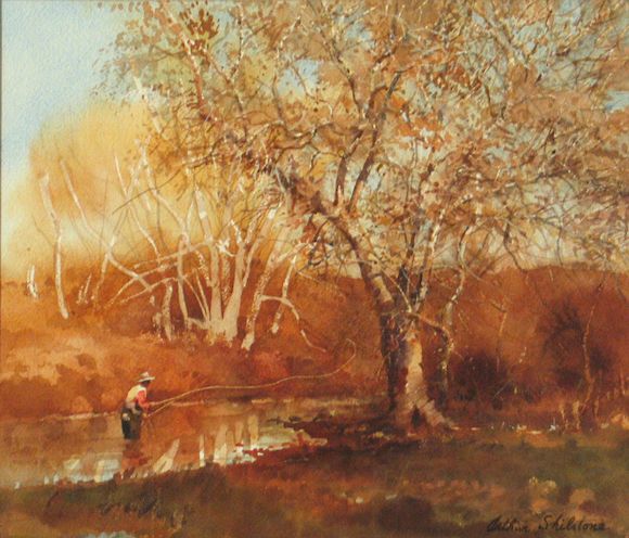 Bonhams : Arthur Shilstone (American, born 1922) Stream through the ...