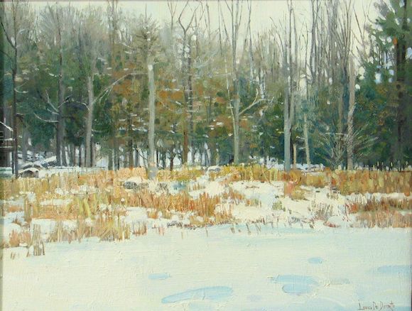 Bonhams : Louis John De Donato (American, born 1934) Winter on Beaver ...