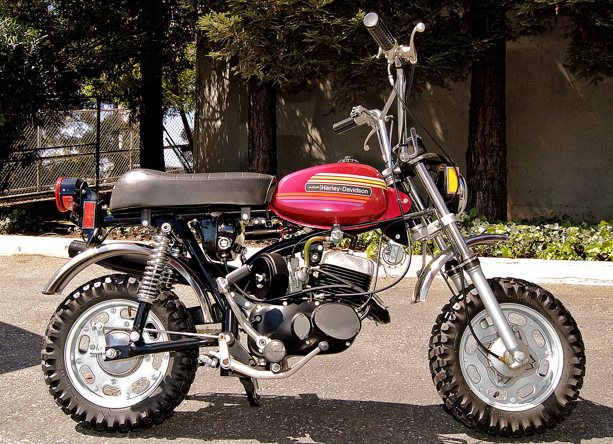 Bonhams Cars : Only 6 miles from new,1974 Aermacchi Harley-Davidson ...