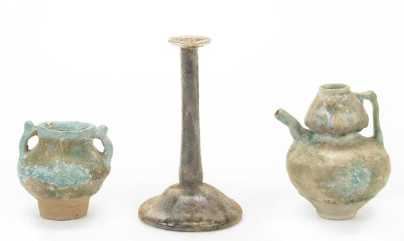 Bonhams A Group Of 20 Ancient Roman And Islamic Glass And Ceramic Vessels