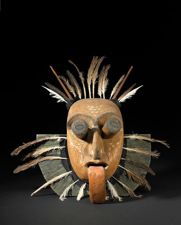 Bonhams : A Salish Sxwaixwe mask