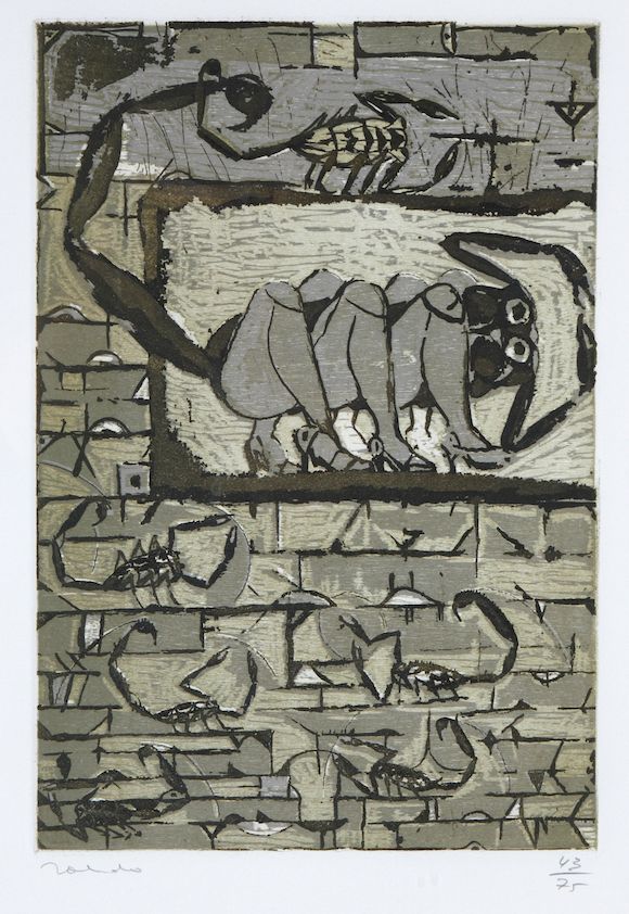 Bonhams : Francisco Toledo (Mexican, born 1940); La Mujer del Alacran;