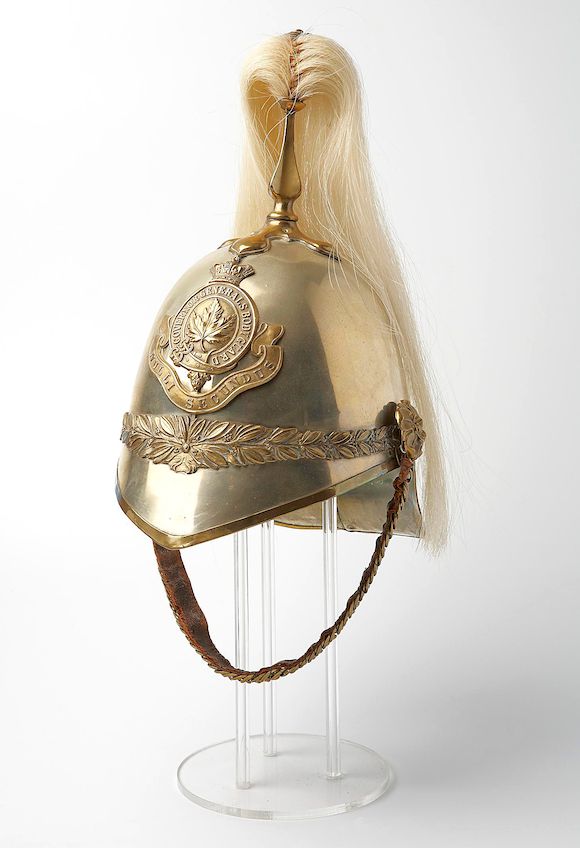 Bonhams : Governor General's Bodyguard 1871 Pattern Cavalry Helmet