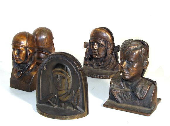 Bonhams : Lindbergh Bookends