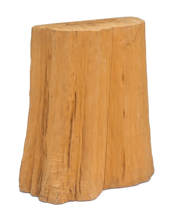 Bonhams : An American bleached redwood pedestal/base
