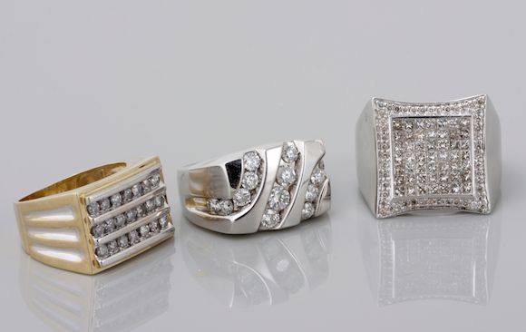 Bonhams : Three Diamond Rings