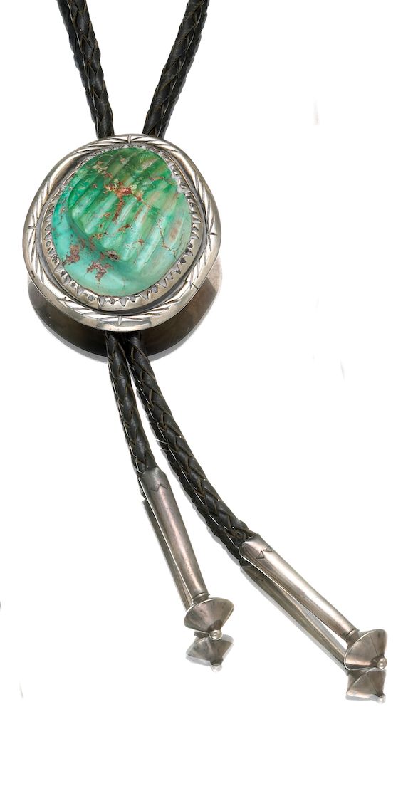 Bonhams : A Zuni bolo tie