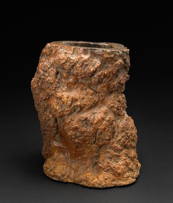 Bonhams : A fine rootwood brushpot, Bitong Qing Dynasty
