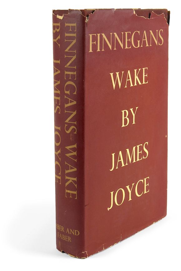 Bonhams : JOYCE, JAMES. 1882-1941. Finnegans Wake. London Faber, 1939.