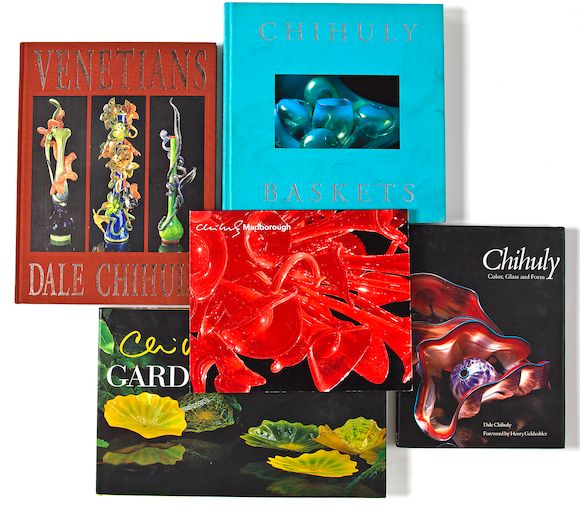 Bonhams : A group of ten books by Dale Chihuly