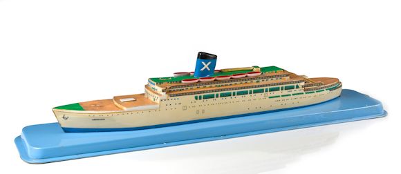 Bonhams : A waterline travel agents model of the S.S. "Amerikanis" for ...