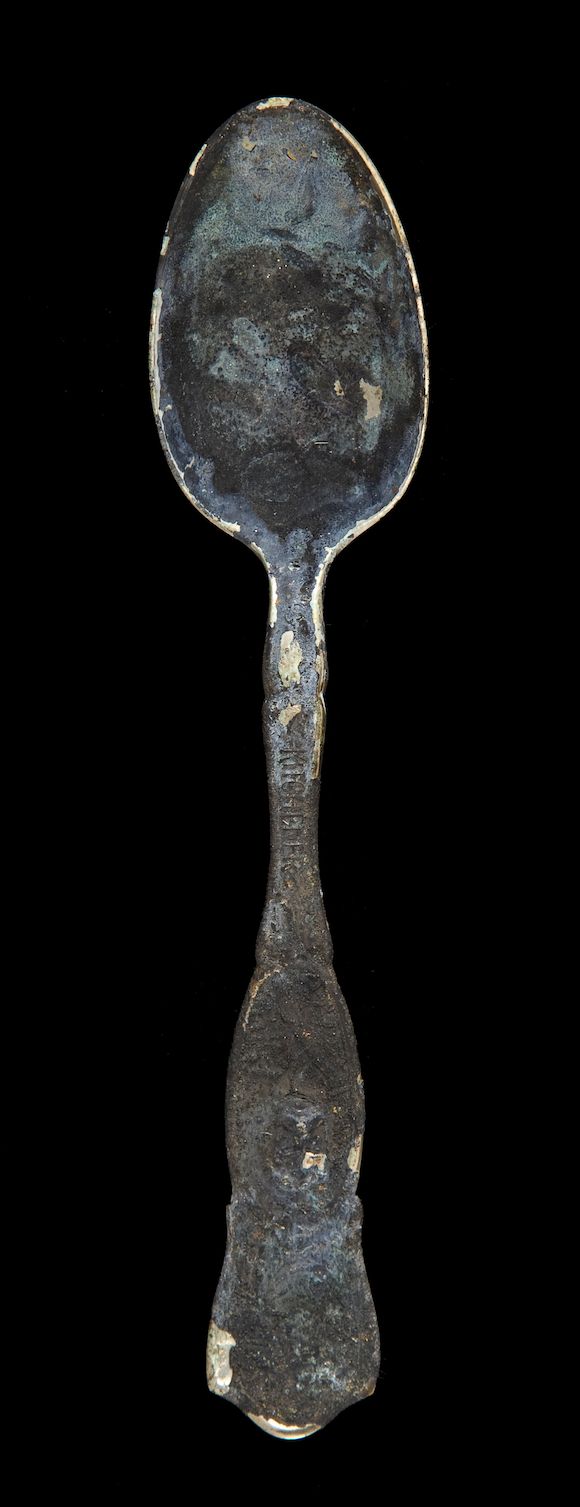 Bonhams : A spoon recovered from the wreck of the R.M.S. "Lusitania ...