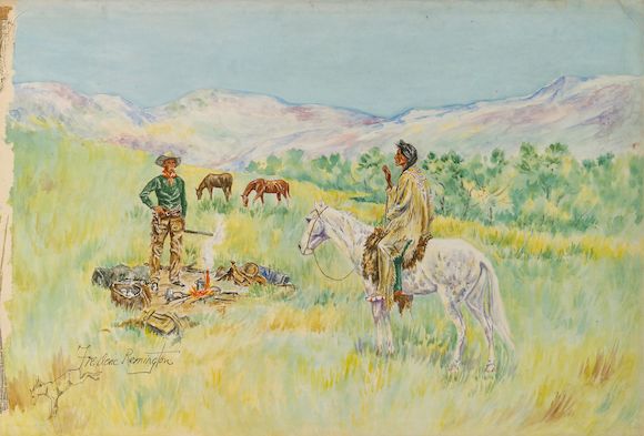 Bonhams : [FIELD, EUGENE, II.] Two works by Frederic Remington, one ...