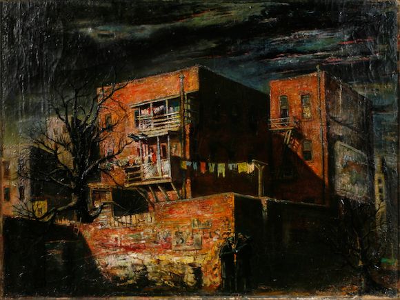 Bonhams : Joseph Mugnaini (Italian/American, born 1912) Back Alley ...