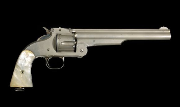 Bonhams : A Smith & Wesson Model 3 Russian First Model single action ...