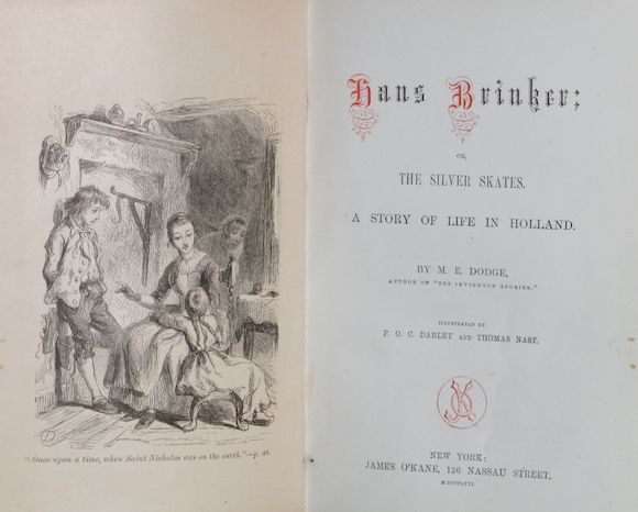 Bonhams : DODGE, MARY MAPES. Hans Brinker; Or, The Silver Skates. New ...