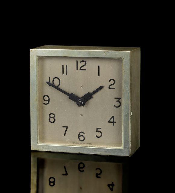 Bonhams : A chrome plated stateroom clock from the R.M.S. Queen Mary ...