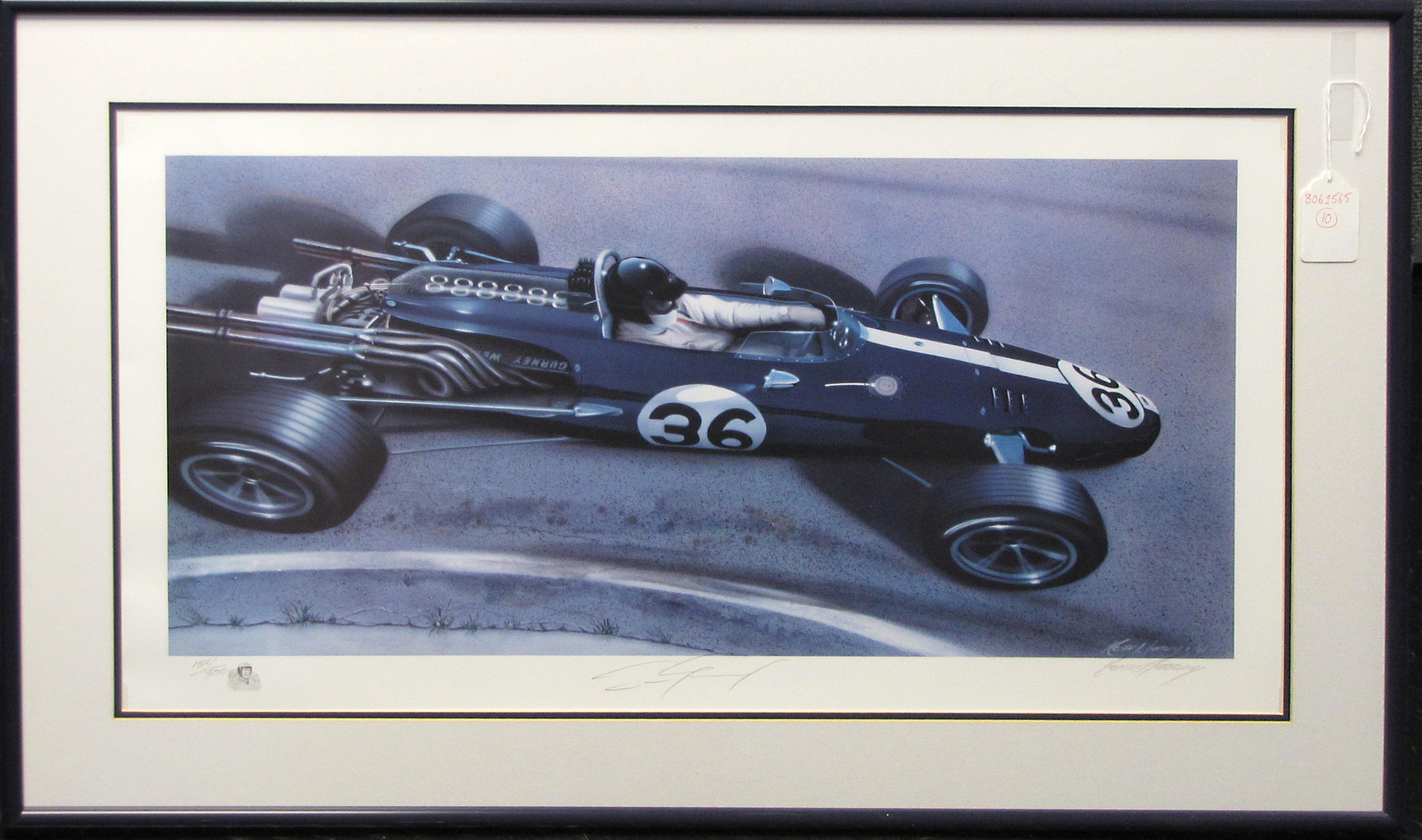 Bonhams Cars : Dan Gurney in the AAR F1 car, an autographed ...