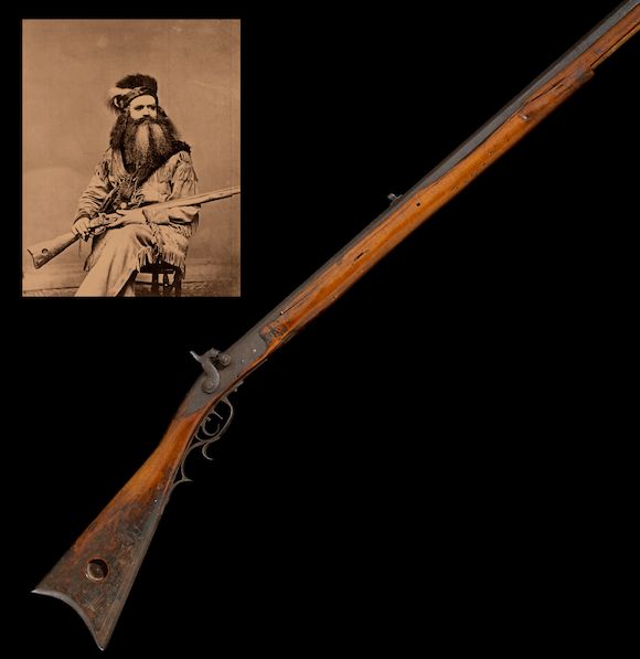 Bonhams : An historic American percussion rifle owned by early ...