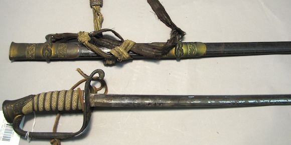 Bonhams : A U.S. Navy officer's sword by Shannon, Miller & Crane