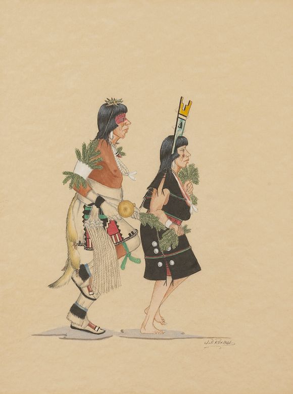 Bonhams : A J.D. Roybal painting