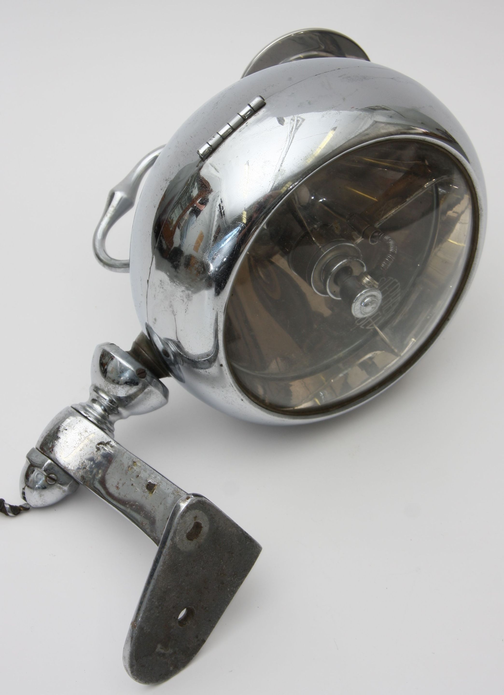 Bonhams Cars : A Stephen Grebel mirror-backed spot lamp,