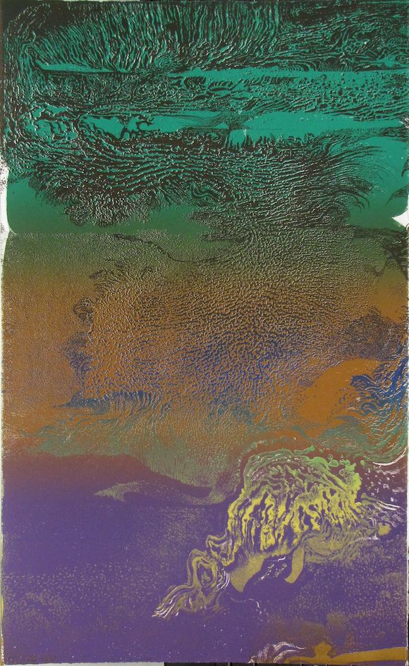 Bonhams : June Wayne (American, born 1918); The Wave;