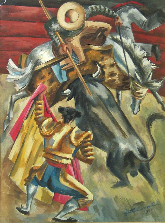 Bonhams : Fletcher Martin (American, 1904-1979) The Pic, 1911 24 x 18in