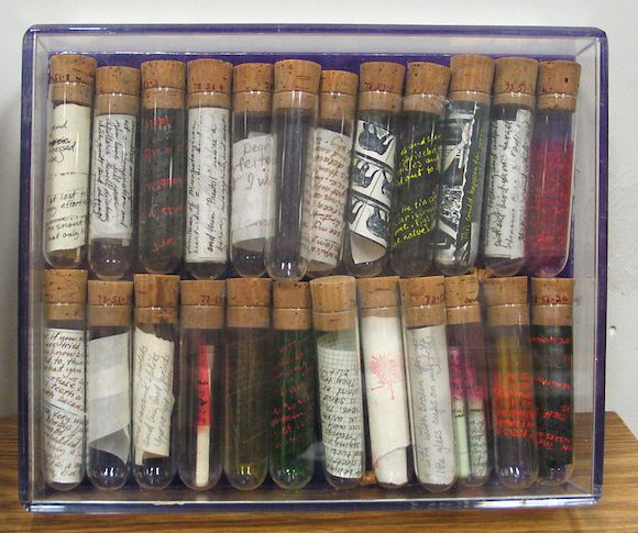 Bonhams : Kay Hines (American) Test tube book, 1978 10 x 12 x 2 1/2in