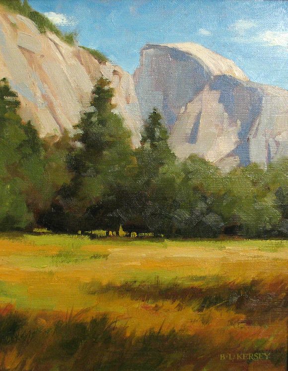 Bonhams : Laurie Kersey (American, born 1961) Half Dome across Ahwahnee ...