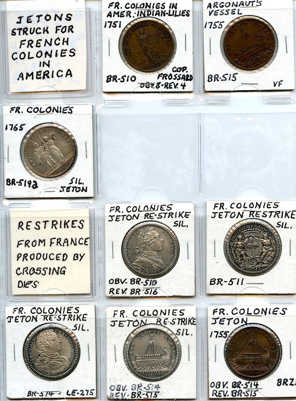 Bonhams : Group of French Jeton Tokens and Restrikes