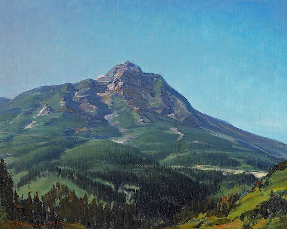 Bonhams : Henry Joseph Breuer (American, 1860-1932) Mount Tamalpais ...