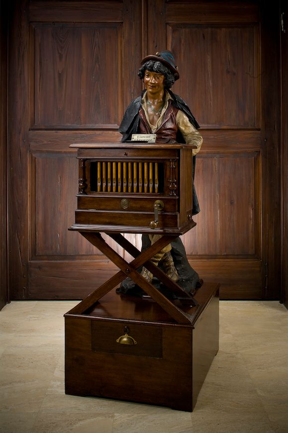Bonhams : A Polyphon Savoyard coin-operated disc music box automaton ...